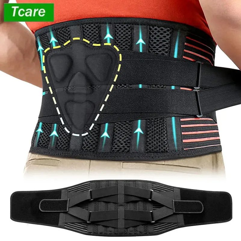 Breathable Back Brace For Lower Back Pain Relief And Lumbar Support ...
