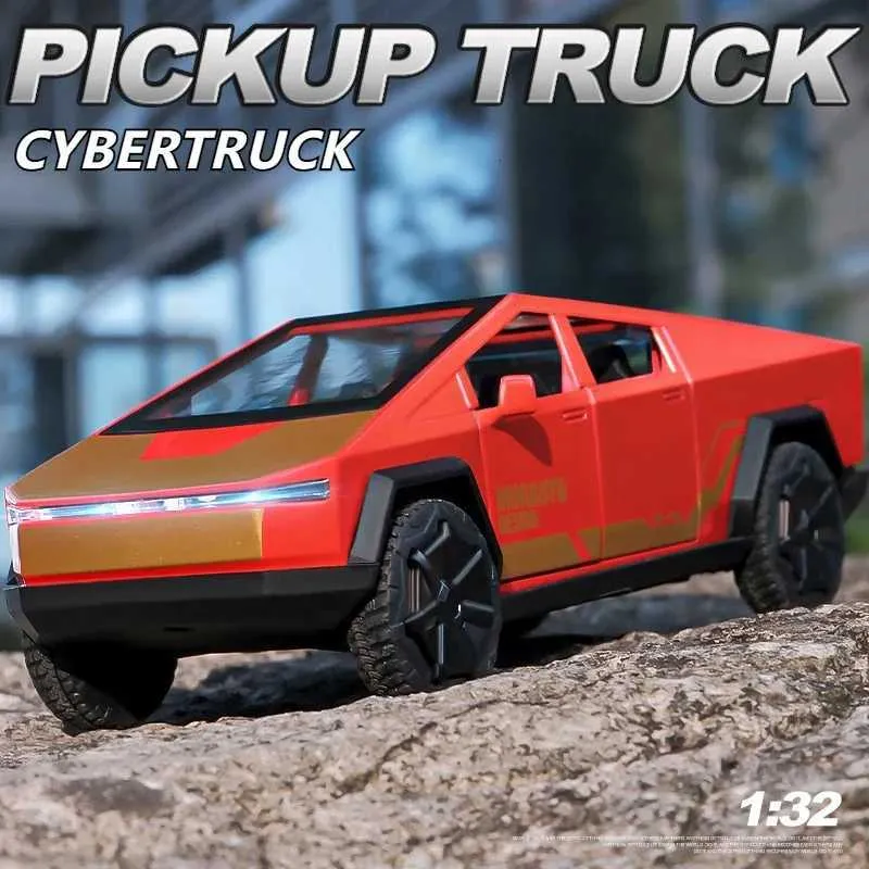 132 Cybertruck Pickup Alloy Diecast Car Model Metal... From Schwartz655 ...