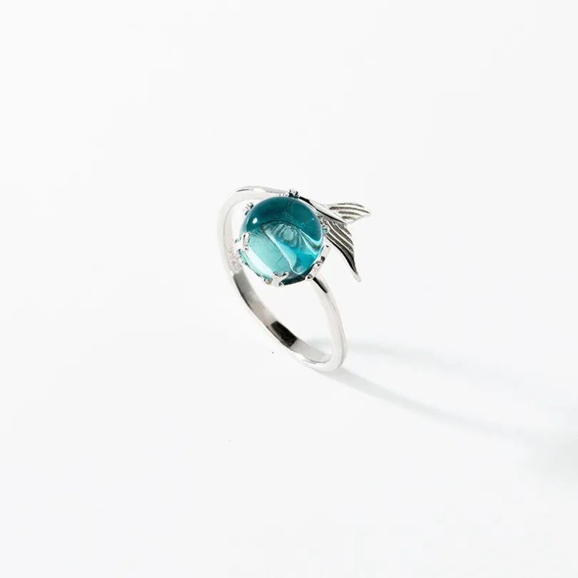 CX220318 925 Silver Mermaid Foam Open Fishtail Ring... From Lian05, $9. ...