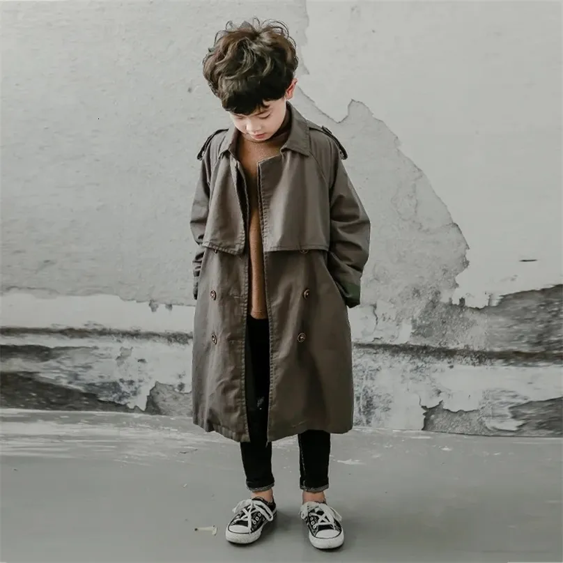 H20 Kids Trench Coats For Boys 6 16 Years Long Sleeve Windbreaker ...