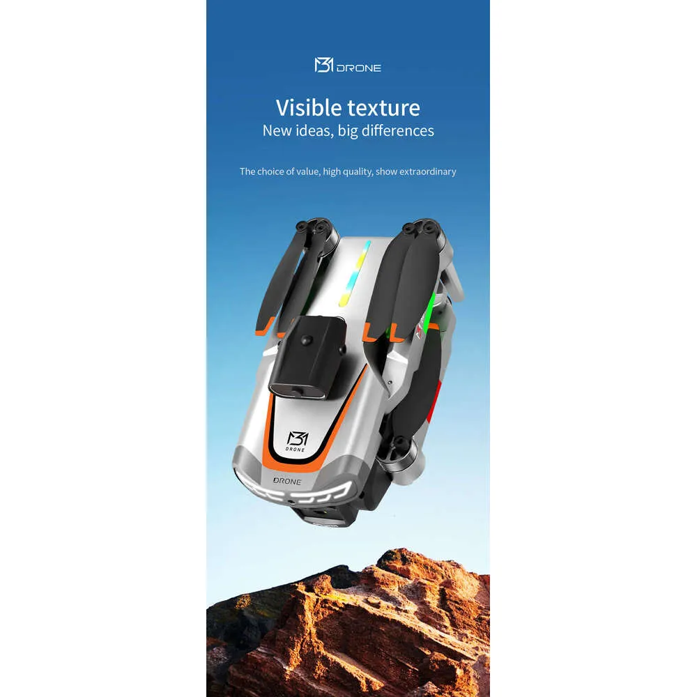 With 4.3-Inch Screen M3 Drone: HD Aerial Photography, Brushless Motor ...