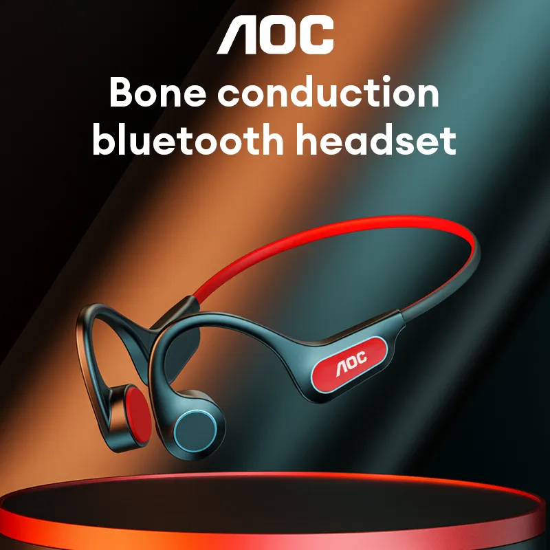 AOC ACN4521 Wireless Bluetooth Headphones, Bone Conduction Bluetooth ...