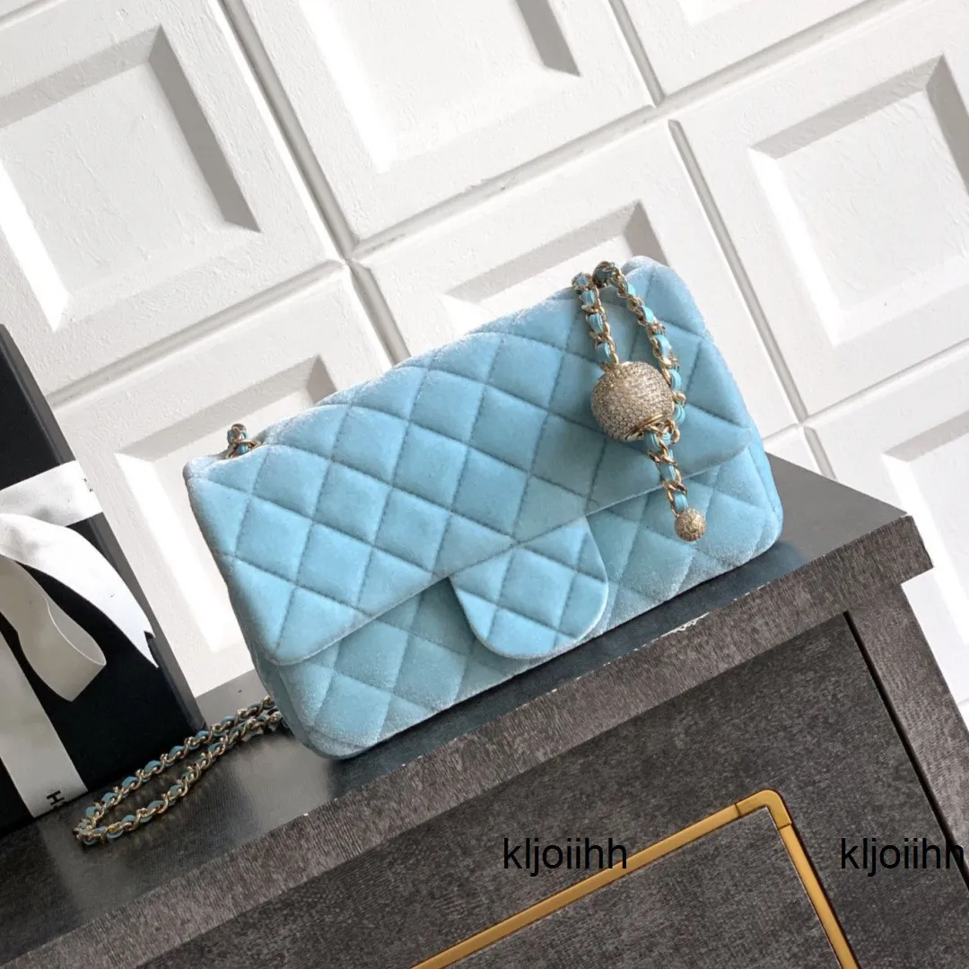 Luxury Gold Ball Chain Bag With Lambskin Chain Strap Ladies Designe ...