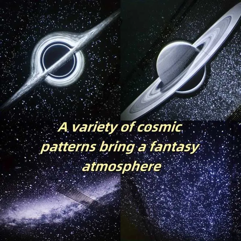 Car Mounted USB Projection Light, 360 Rotatable Portable Starry Sky ...