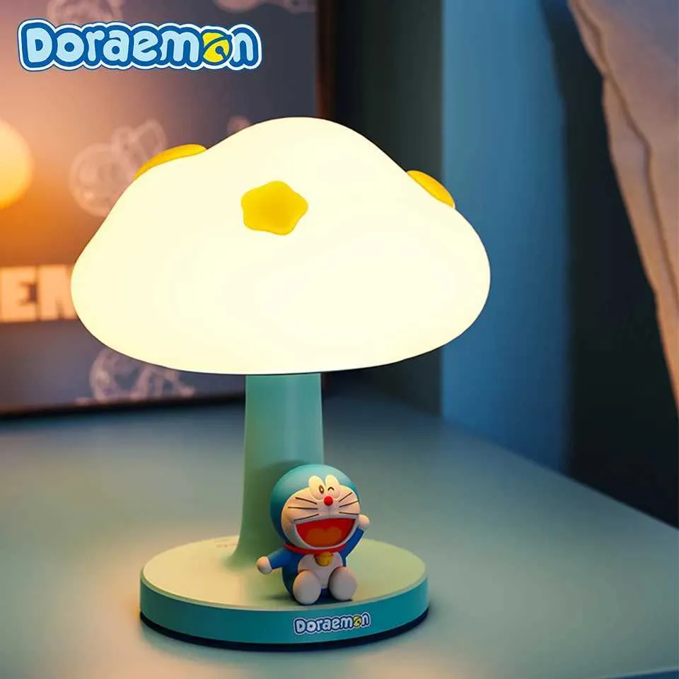 Doraemon LED Mushroom Night Light Amazon Genuine Anime Lamp For Bedside ...