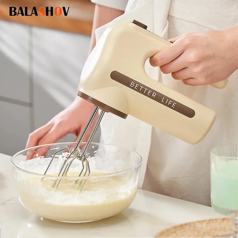 Handheld Electric Food Mixer, Wireless Portable Automatic Cake Beater ...