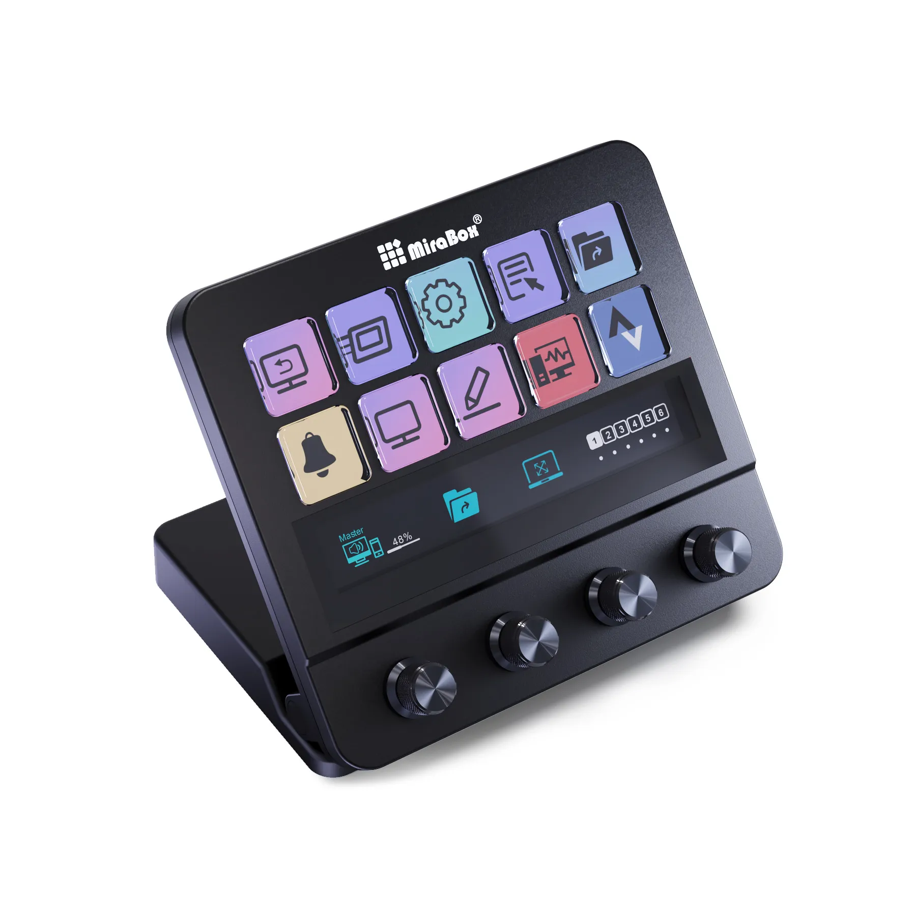 Mirabox MBox N4 Stream Deck With Knob LCD Button... From Onlinegoing ...
