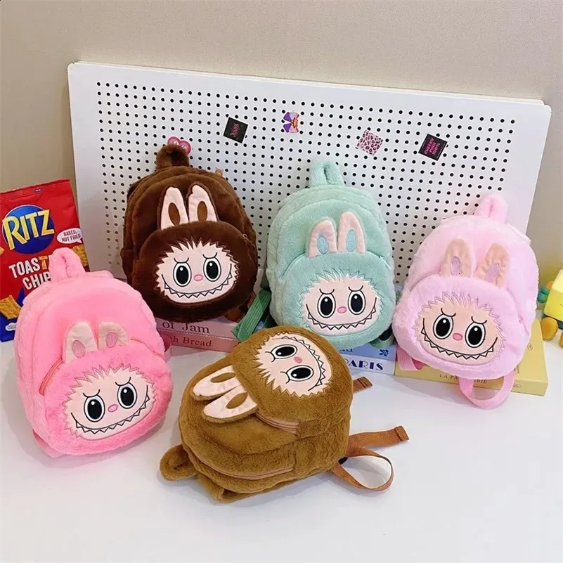 Labubu Backpack For Girls Cute Cartoon Plush Doll... From Ning08, $9.11 ...