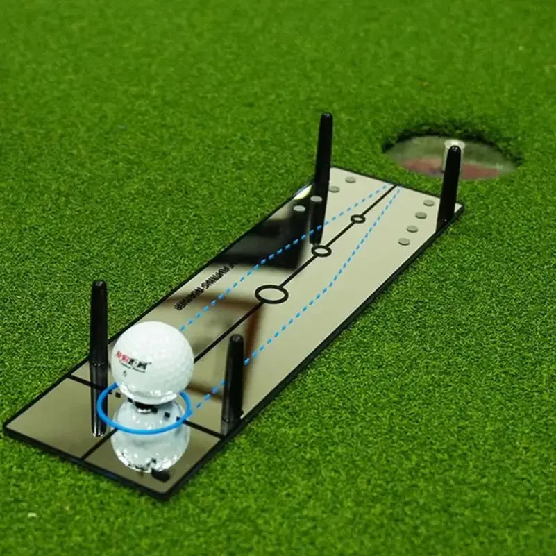 Golf Putter Mirror Alignment Training Swing Trainer For Golf Practice ...