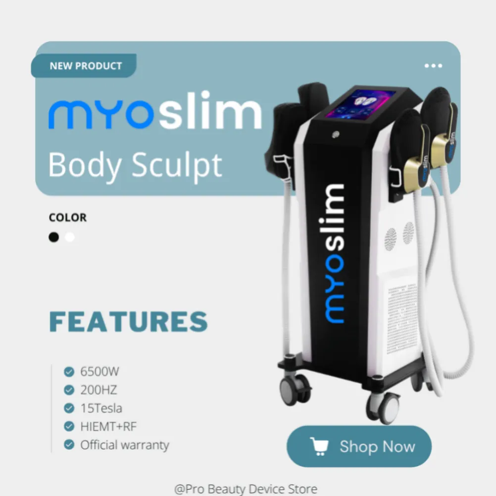 Myoslim 6500W EMS RF Beauty Equipment - Advanced Electrical Muscle ...