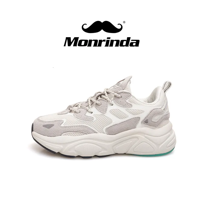 Men's and women's breathable mesh dad shoes with buckle strap closure ...