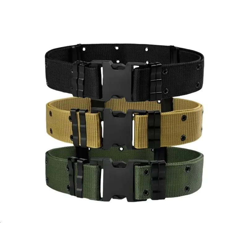 Tactical Combat Belt With Quick Release Buckle Durable Outdoor Work ...