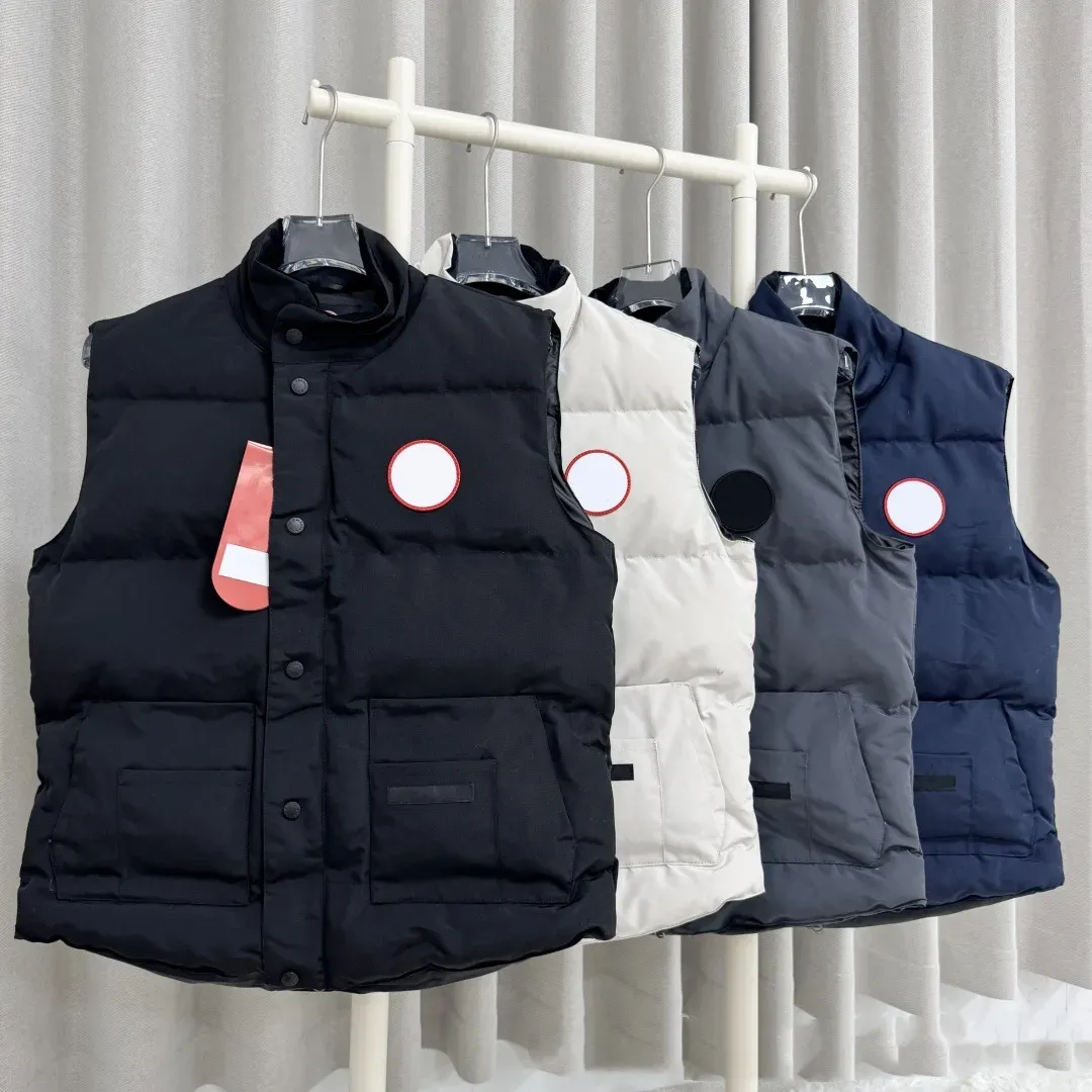 Designer Winter Mens Down Gilet For Men And Women Feather Filled Down ...