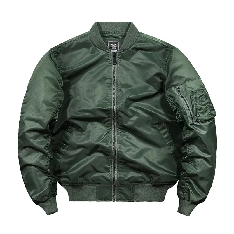 Men's Classic MA1 Pilot Jacket Autumn Air Force Bomber Uniform Flight ...