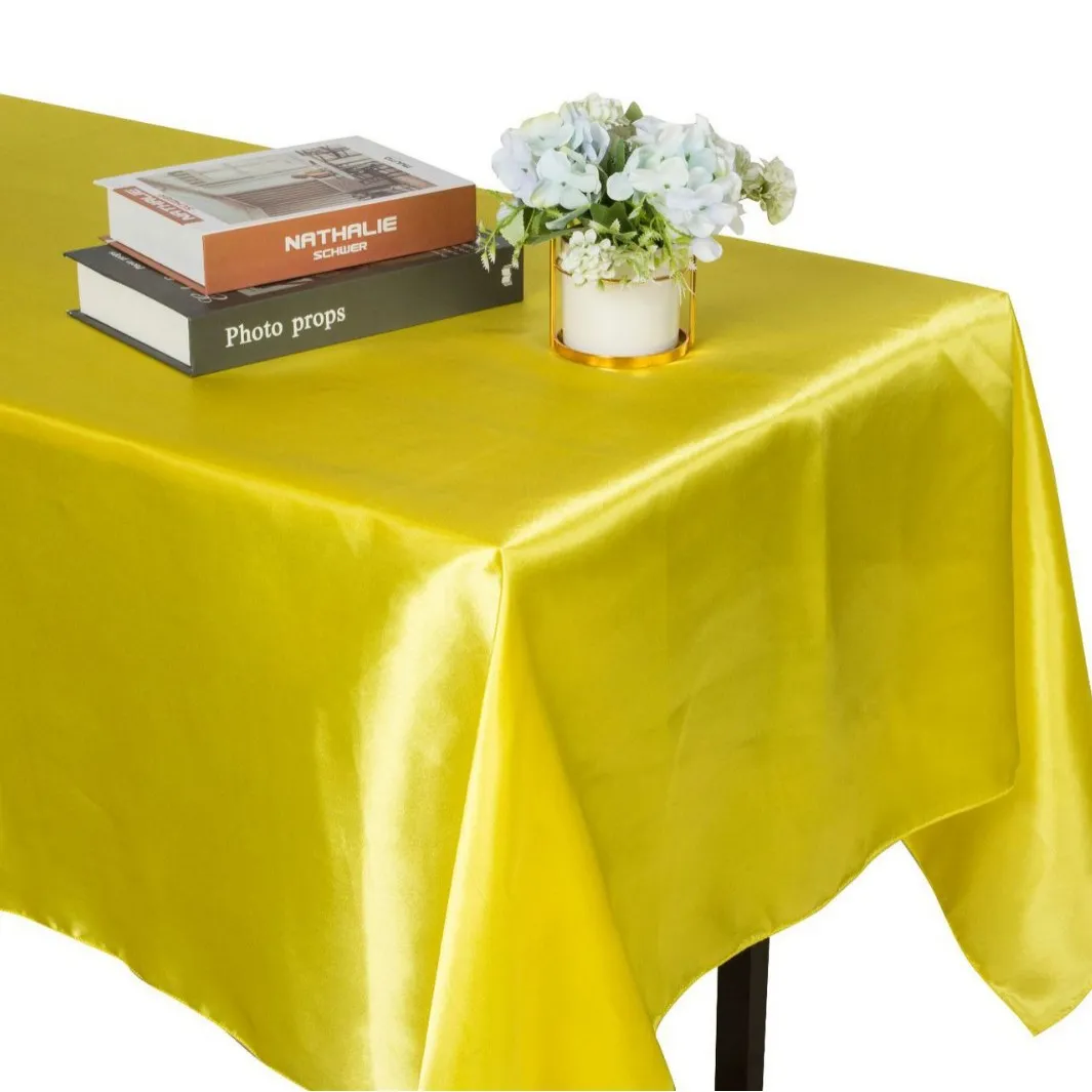 Ins Style High-End Retro Waterproof Satin Tablecloth - Universal Light ...