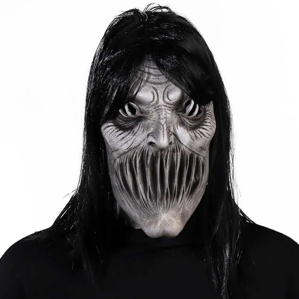 Demon Mouthless Monster Scary Mask For Halloween Cosplay And Carnival ...