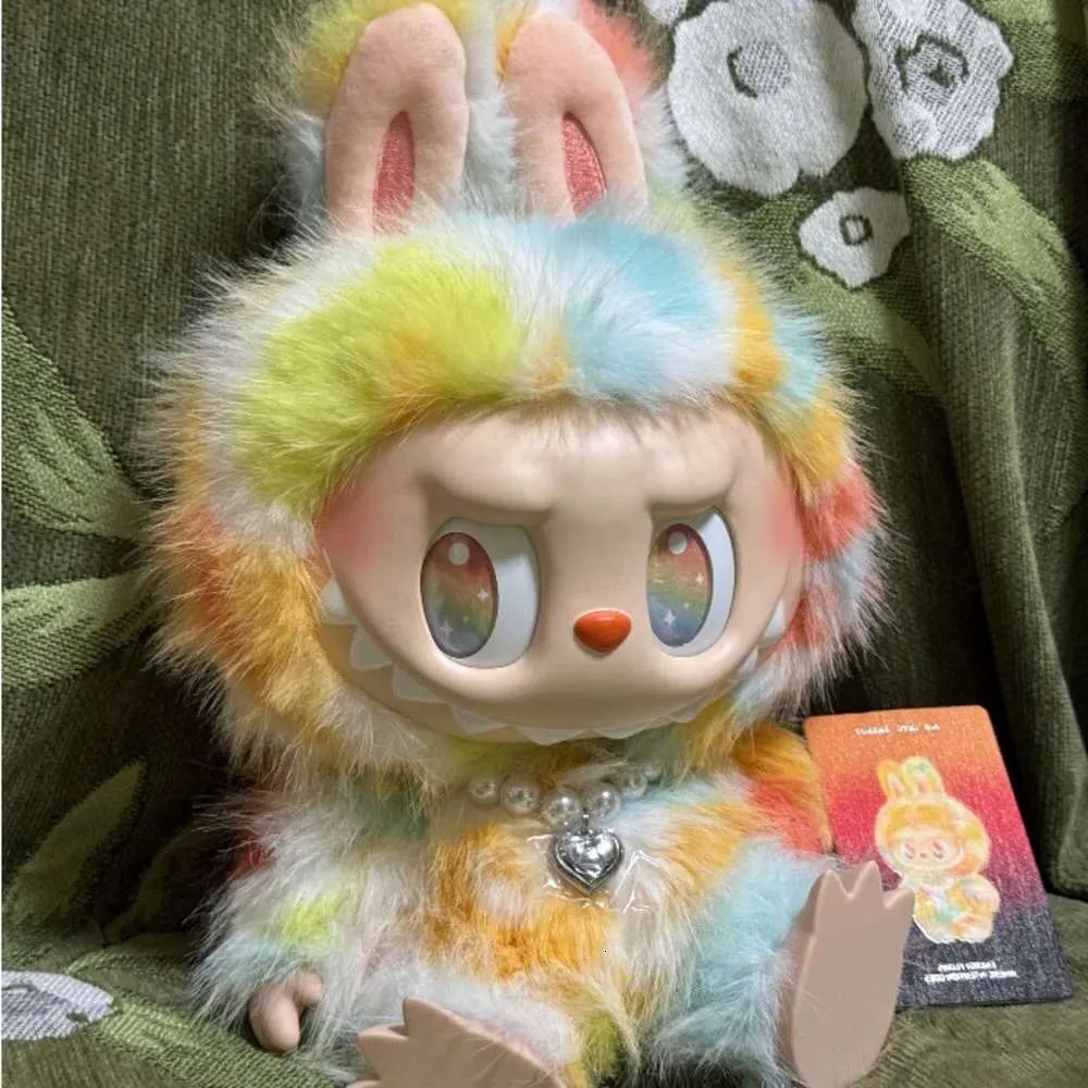 Labubu Zimomo The Monster Big Aron V5 Vinyl Plush Aurora Doll Colorful ...