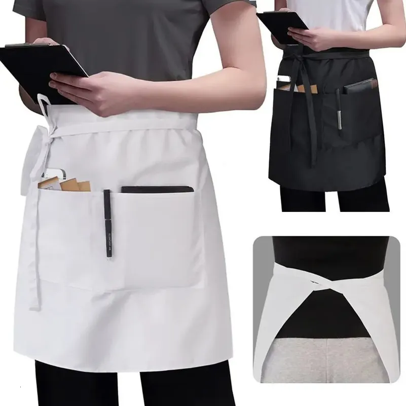 Thick Half Body Chef Half Waist Apron For Coffee House And Restaurant ...