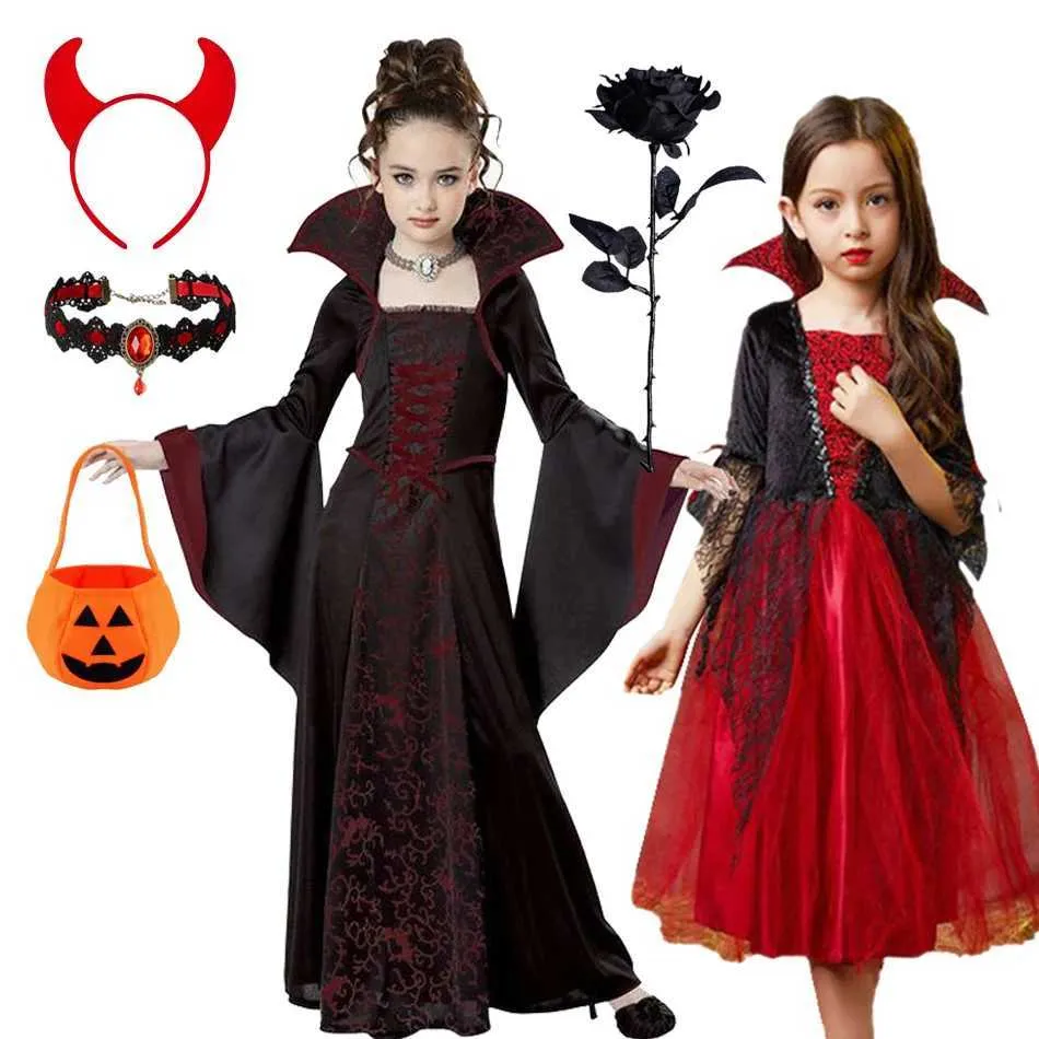 W250925 Halloween Girls Ghost Bride Costume Mesh... From Innovation ...