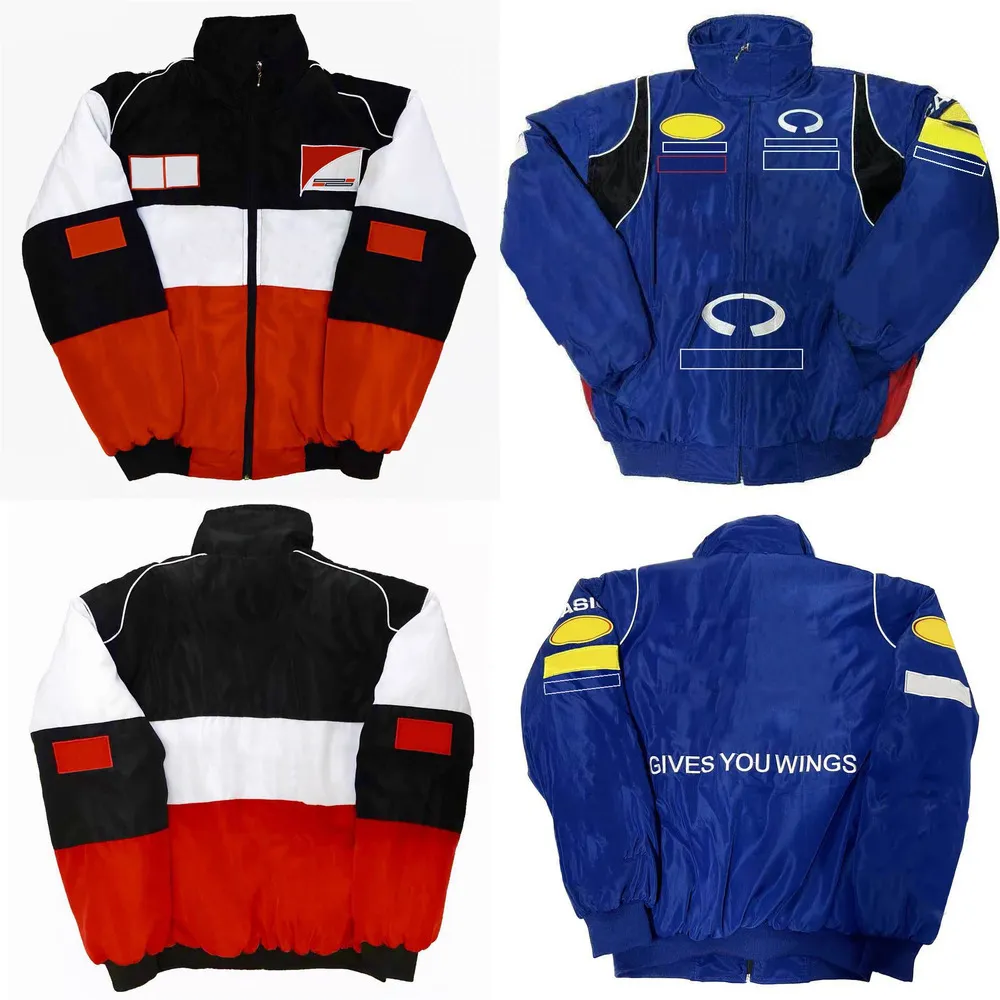 Rs F1 Racing Jacket Long Sleeve Retro Motorcycle Cotton Jacket Warm ...