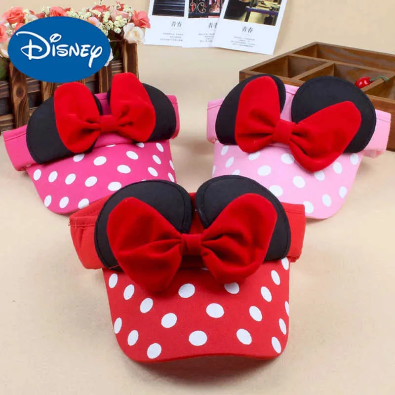 Disney Minnie Mouse Cartoon Sonic Hat Sun Protection Visor Cap For ...