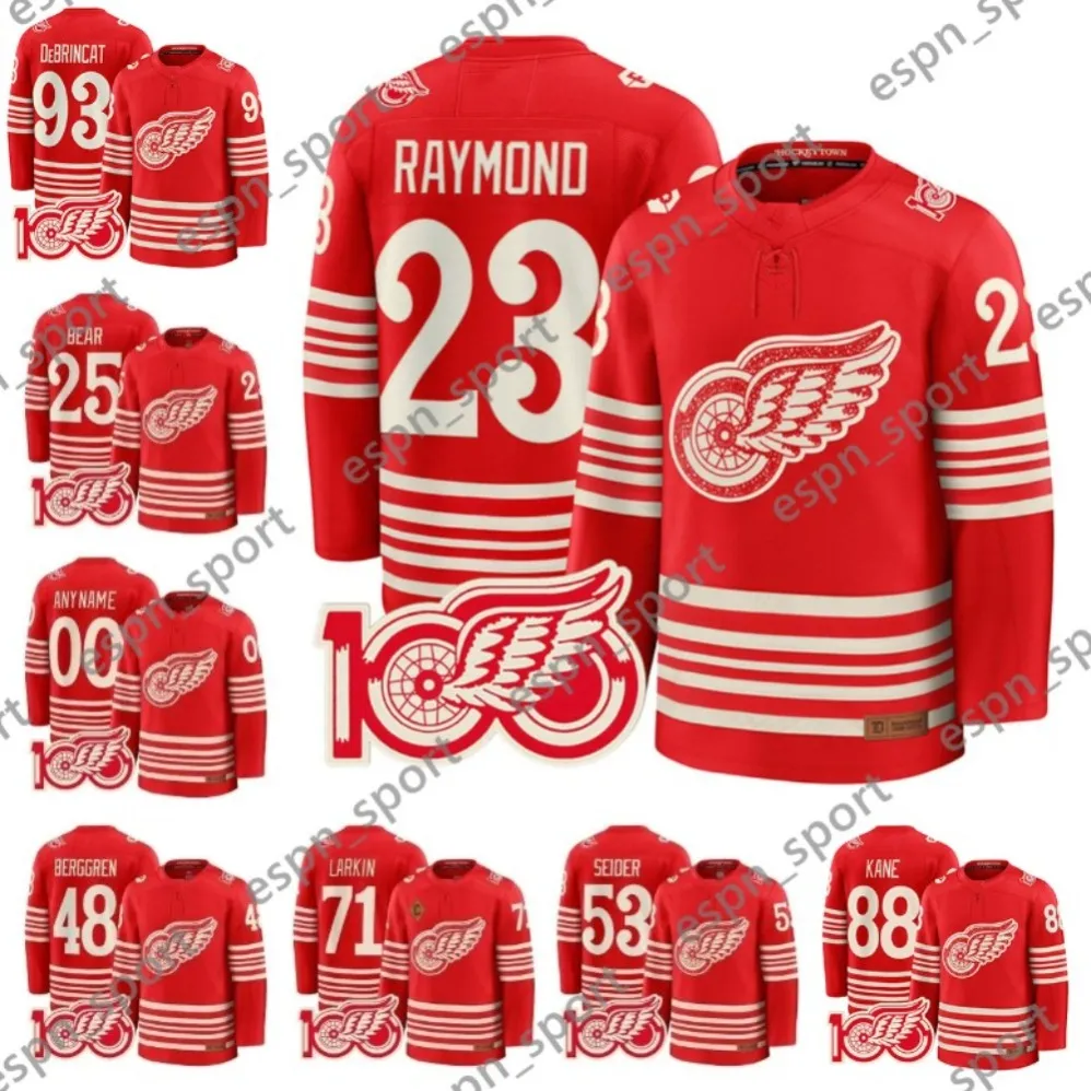 71 Dylans Larkins Detroites Hockey Red WingsS Jersey 88 Patrick Kane ...