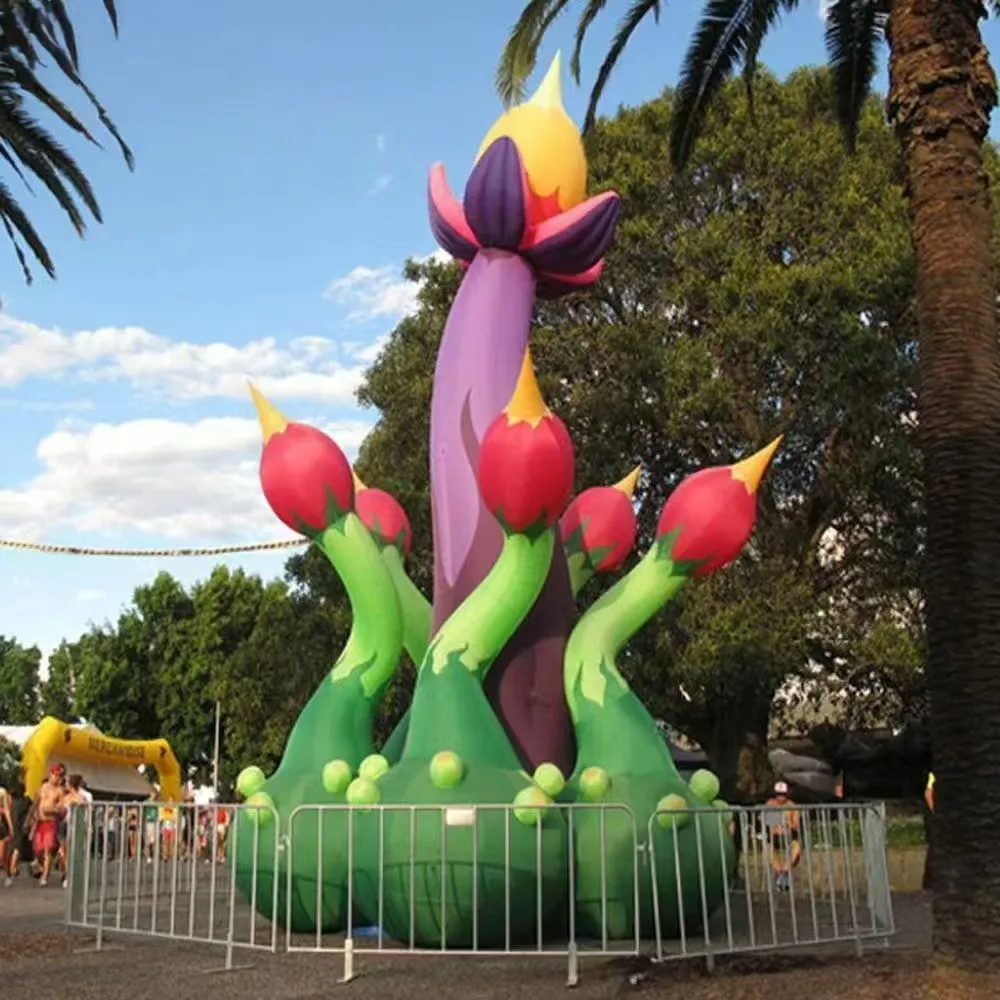 Large Inflatable Flower Tree With LED Lights Standing Party Decoration ...