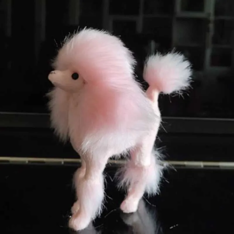 Kawaii Pink Poodle Plush Toys Handmade Simulation... From Kiyono984, $9 ...