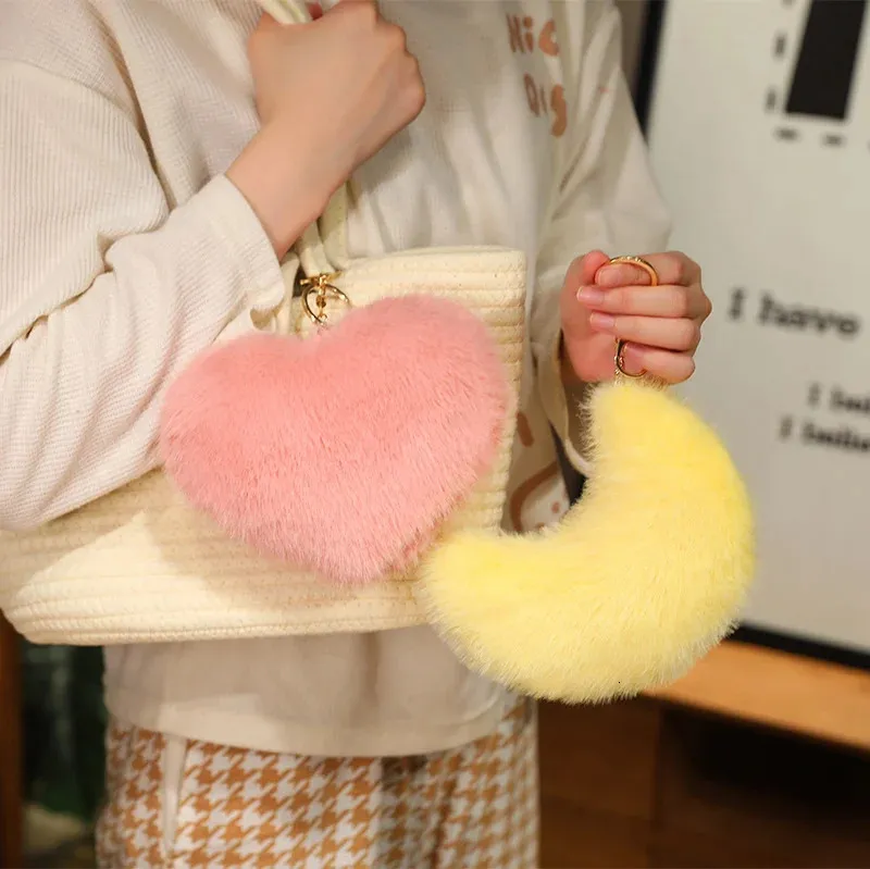 Nordic Style Star Moon Love Plush Pillow, Soft and Comfortable Filled ...