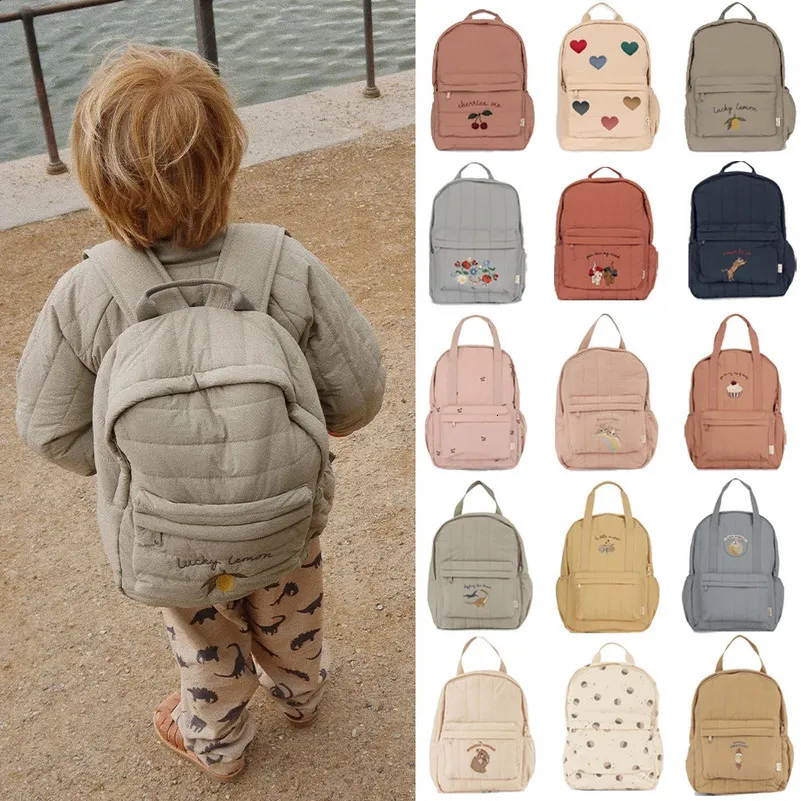 Ks Mommy Bag Travel Children Kid Cherry Backpack Primary Schoolbag Baby ...