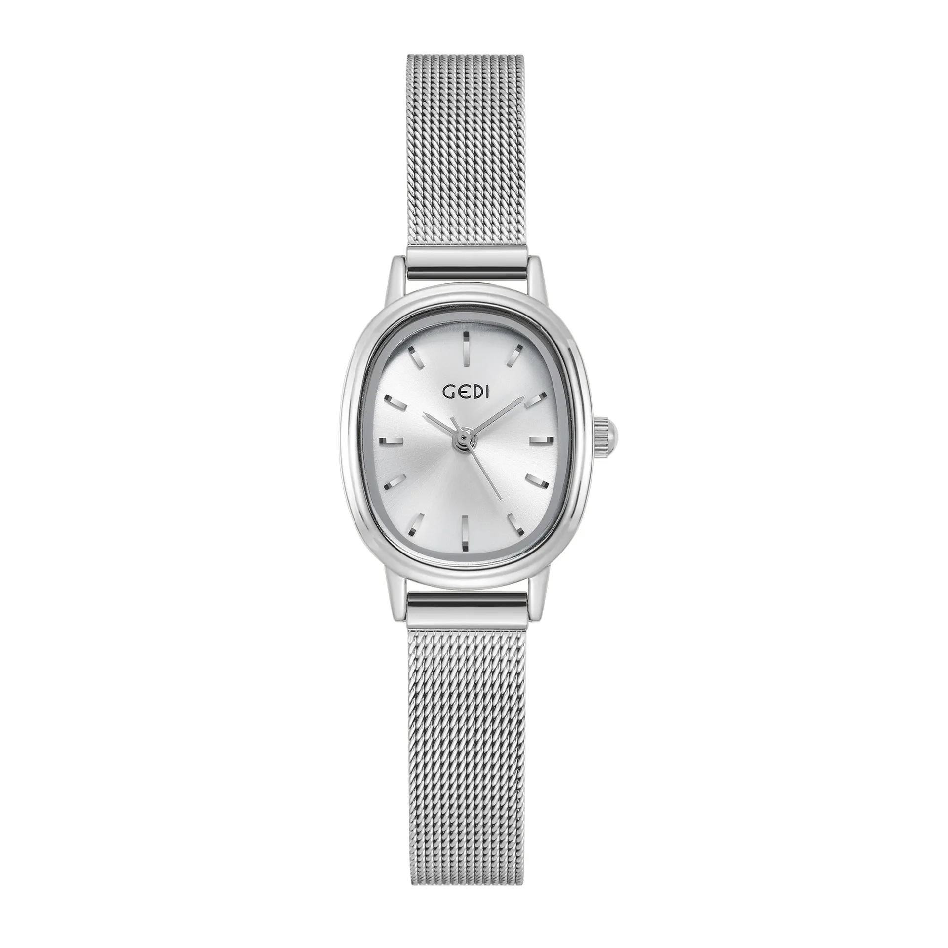3ihtbf Womens Oval Small Dial Watch Waterproof Stainless Steel Ladies ...