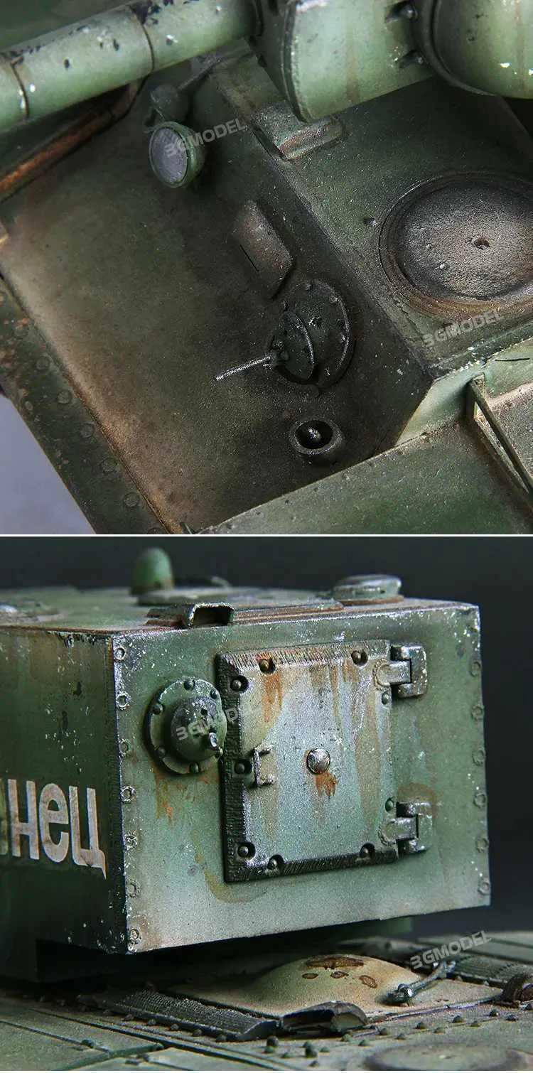 Trumpeter Military Assembly Model Kit: Soviet KV-2 Heavy Tank 00312 ...