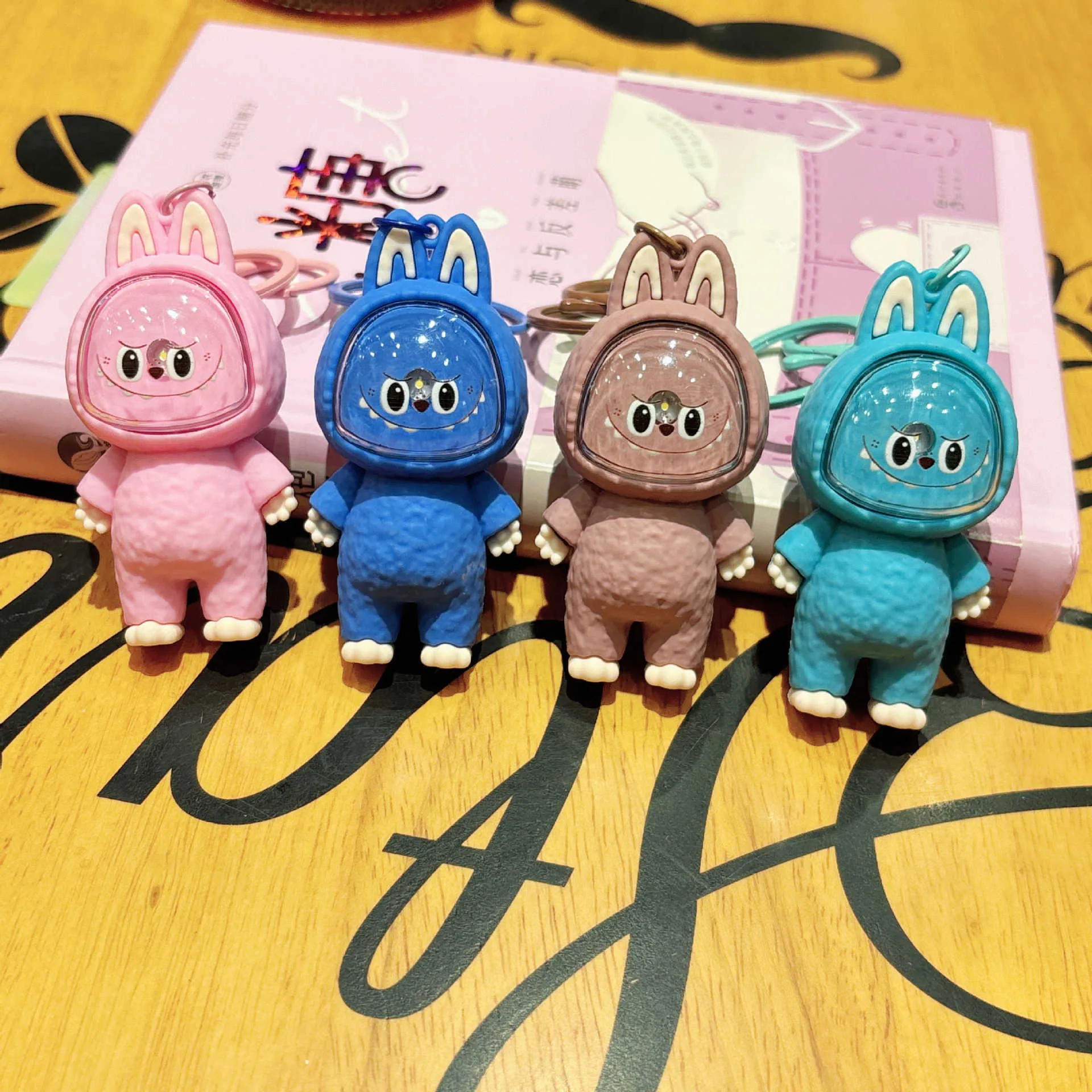 Labubu Keychain Stress Relief Doll Blind Box Bag Pendant Internet ...