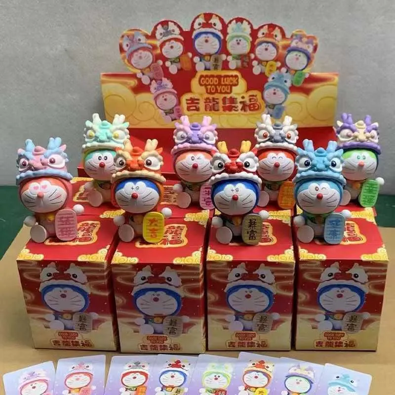 Doraemon Jilong Lucky Blind Box Dingdang Cat Miffy Toy Figurine Gift ...