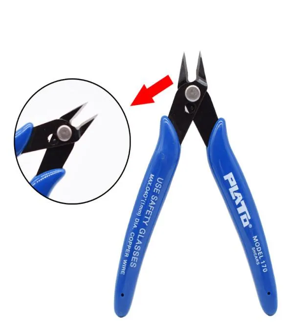 Plato 170 Wire Cutter Plier Set With Side Snips And Flush Pliers 45 ...