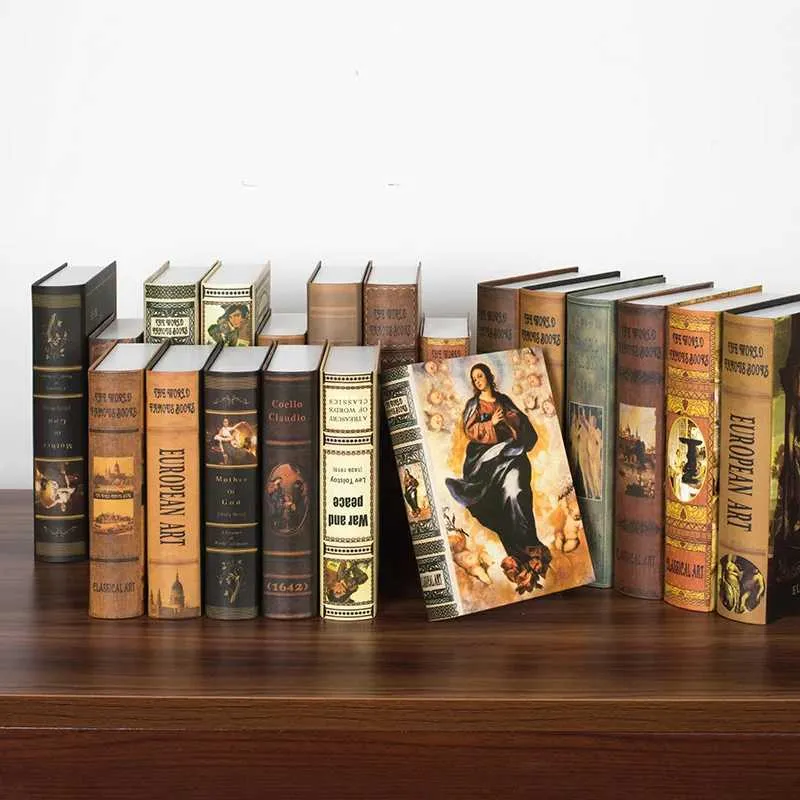 Luxury Retro Fake Book Simulation for Home Bookcase Decoration, Shoot ...
