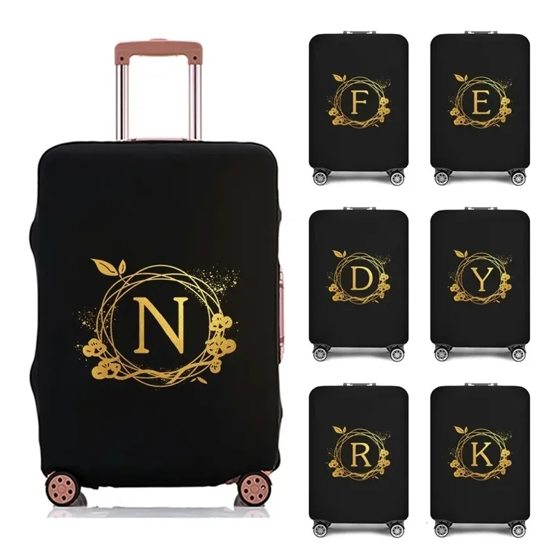26 Letter Pattern Travel Elastic Luggage Dust Cover Suitable for 18-28 ...