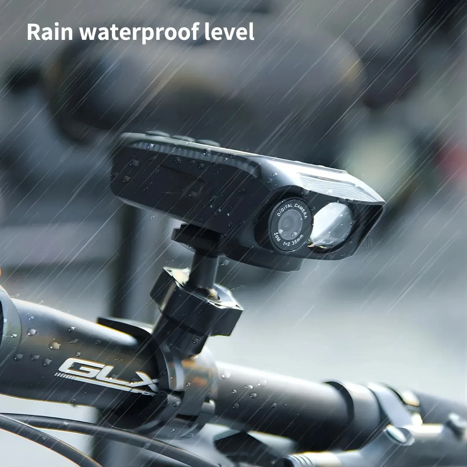 3-in-1 Multifunction Sport DV Dash Cam with Light and Horn: 4K Bike ...