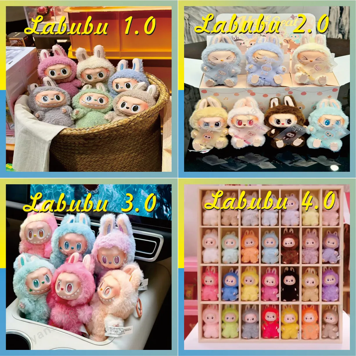 Labubu Cute Plush Doll, Blind Box Toy V1 V2 V3 V4series,Labubu Plush ...