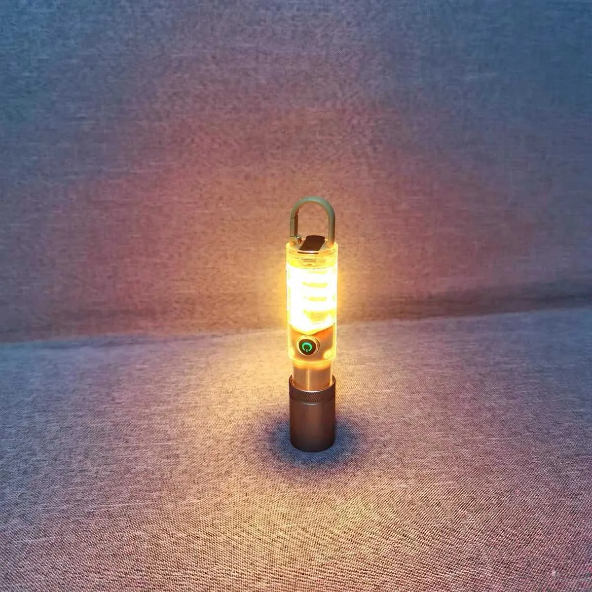 Outdoor Portable Rechargeable Type-C Flashlight with Hook, Zoomable ...