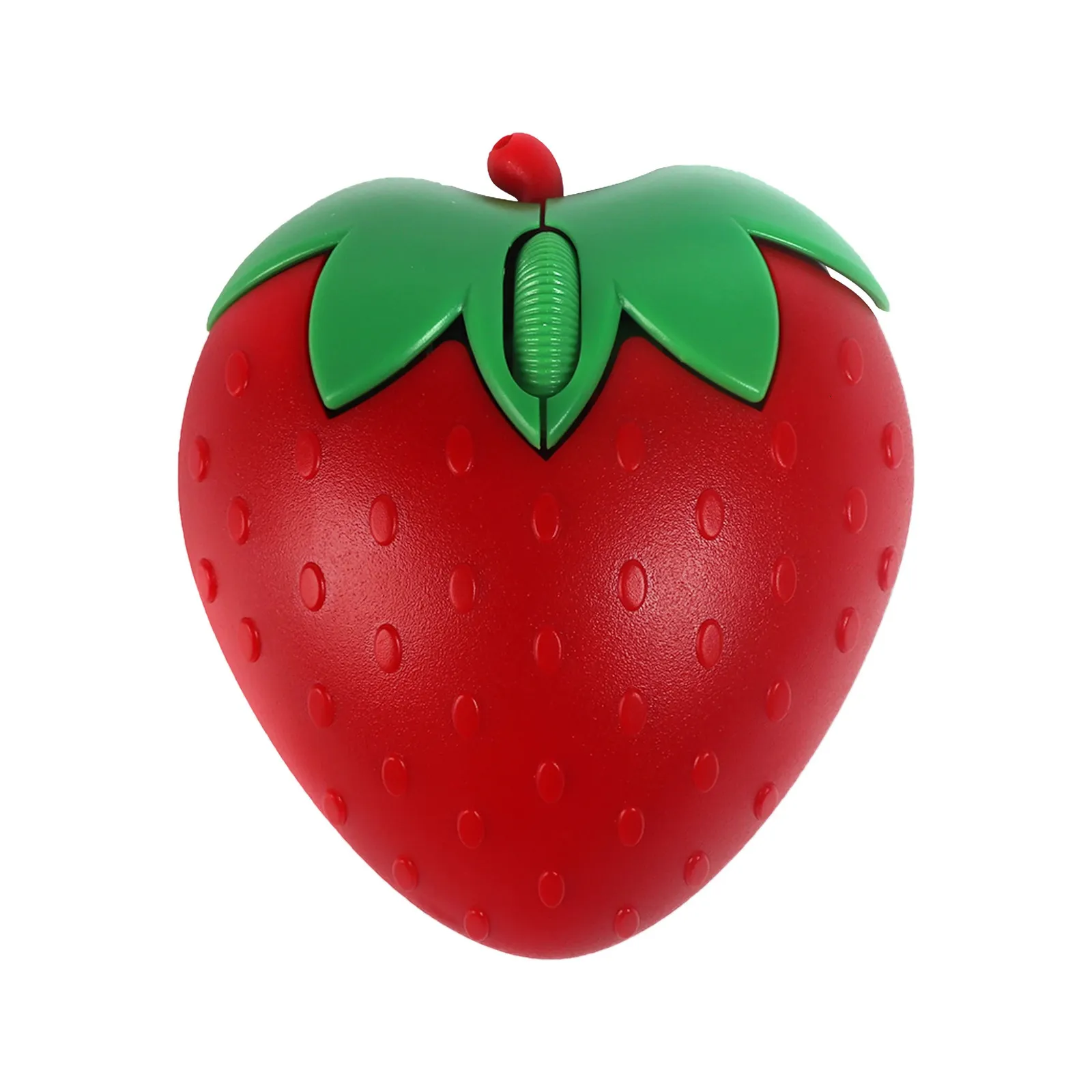 Portable Wireless Strawberry Ball Mouse With Dual Mode Bluetooth ...
