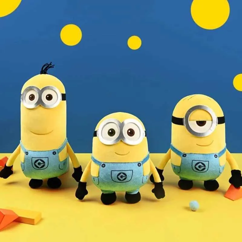 Cute Bob Stuart Minions Yellow Minion Stuffed Toy Soft Dolls For ...