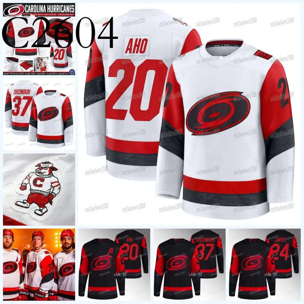 C26 Carolina Hurricane 2025 26 New Road Jersey Sebastian Aho Jalen ...