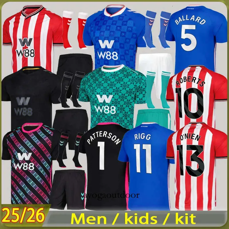S Sunderland Black Cats 25/26 XH K Blackout Kit With Long Sleeve Third ...