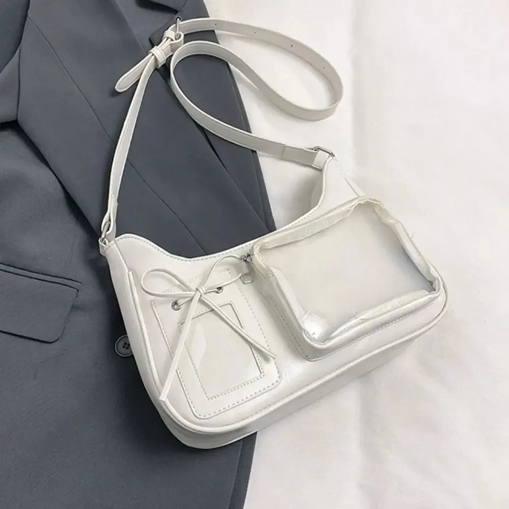 Portable Japanese Style Transparent Itabag Harajuku PVC JK Shoulder Bag ...