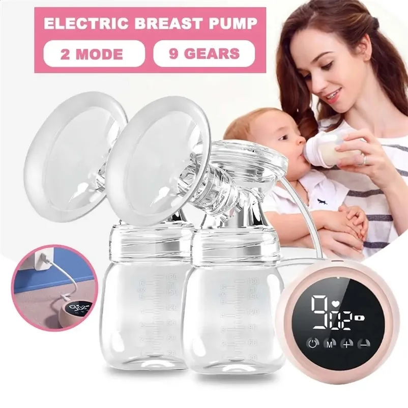 Electric Breast Pump, BPA Free, Low Noise, Anti-Backflow with LED Display, Easy to Operate ...
