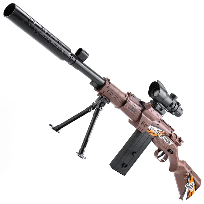 Dart Blaster AWM 98K Electric Soft Bullet Toy Gun: Continuous Shooting ...