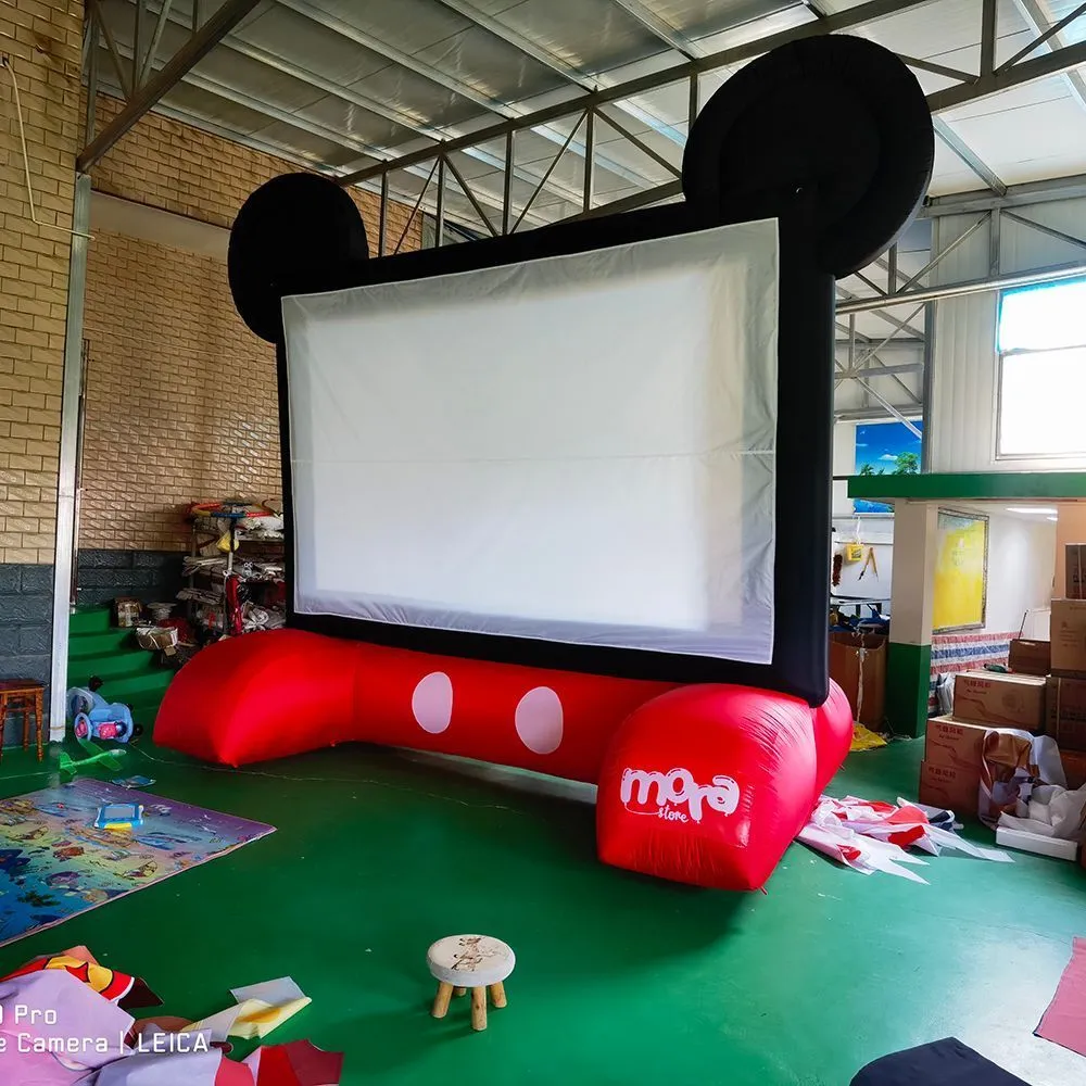 Outdoor 4K Inflatable Projector Screen Portable Outdoor Movie Screen ...