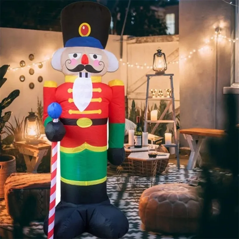 Outdoor 2.4M Inflatable Nutcracker Soldier For Funny Christmas ...
