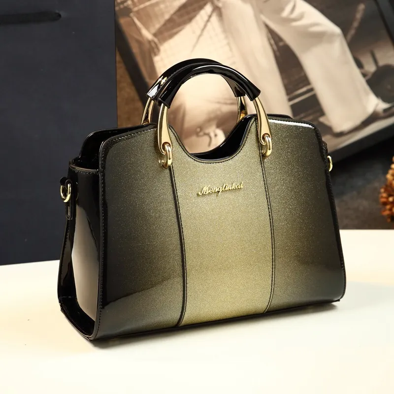 Fashionable Elegant Mom Handbag Women's Shoulder Bag Middle-Aged Ladies ...